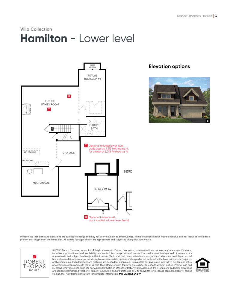 Hamilton | Robert Thomas Homes
