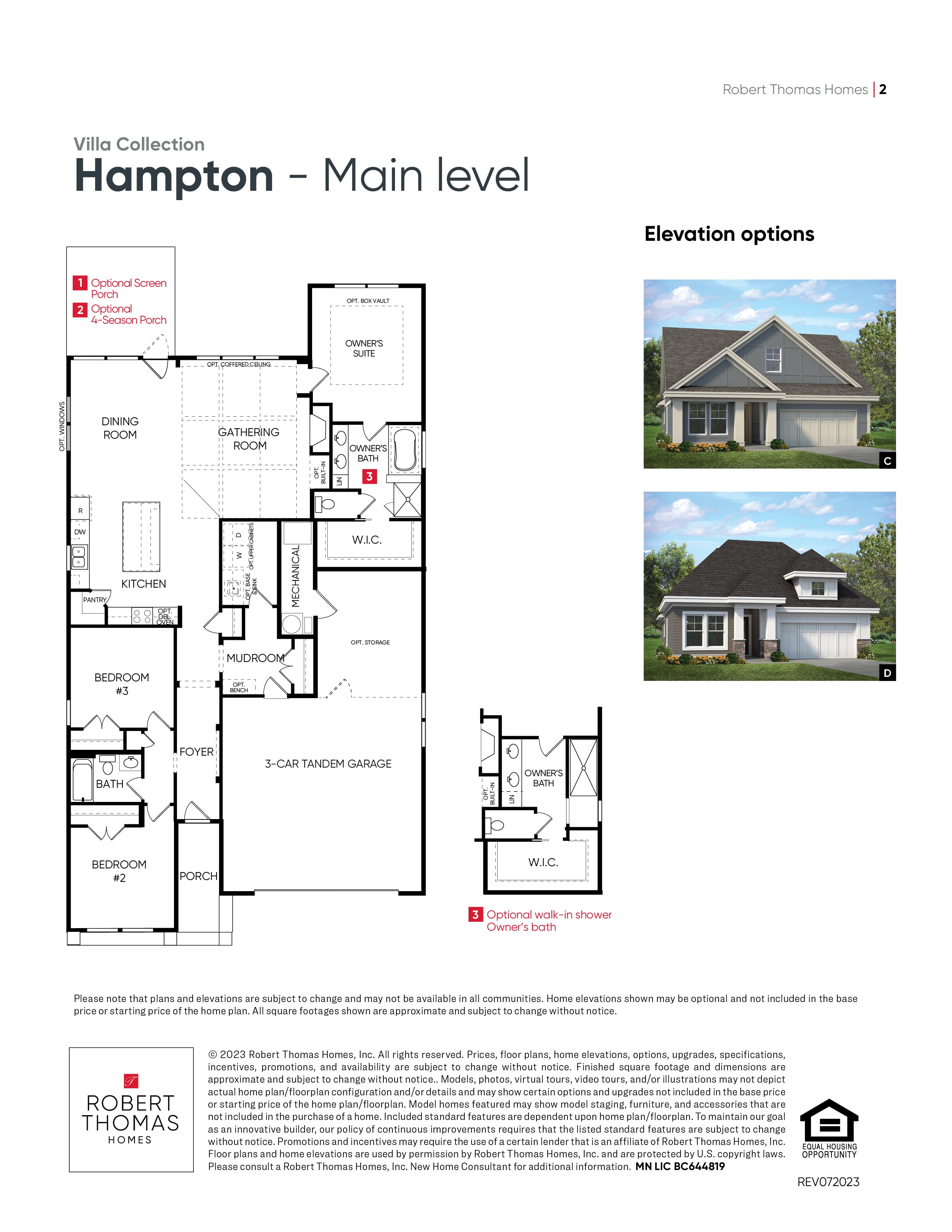 Hampton - Robert Thomas Homes